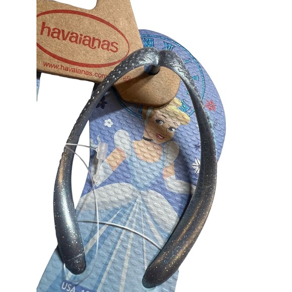 Havaianas | Shoes | Havaianas Cinderella Slim Flip Flop New Size Girls ...